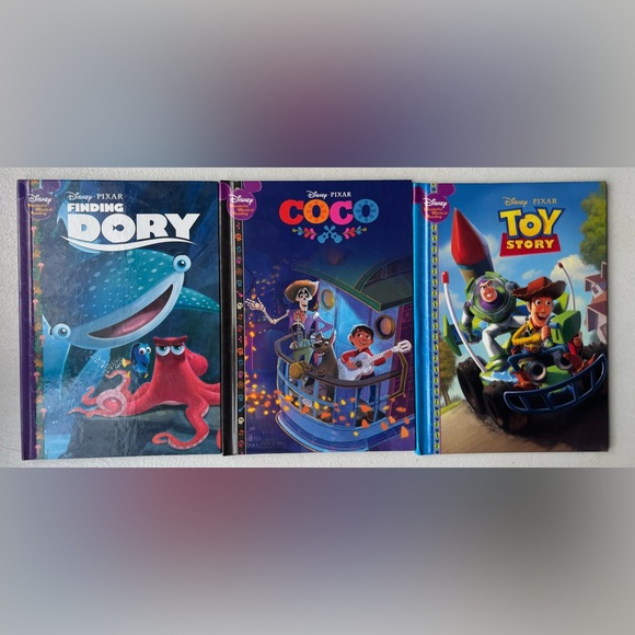 Disney | Toys | Disney Pixar Reading Books Dory Coco Toy Story | Poshmark